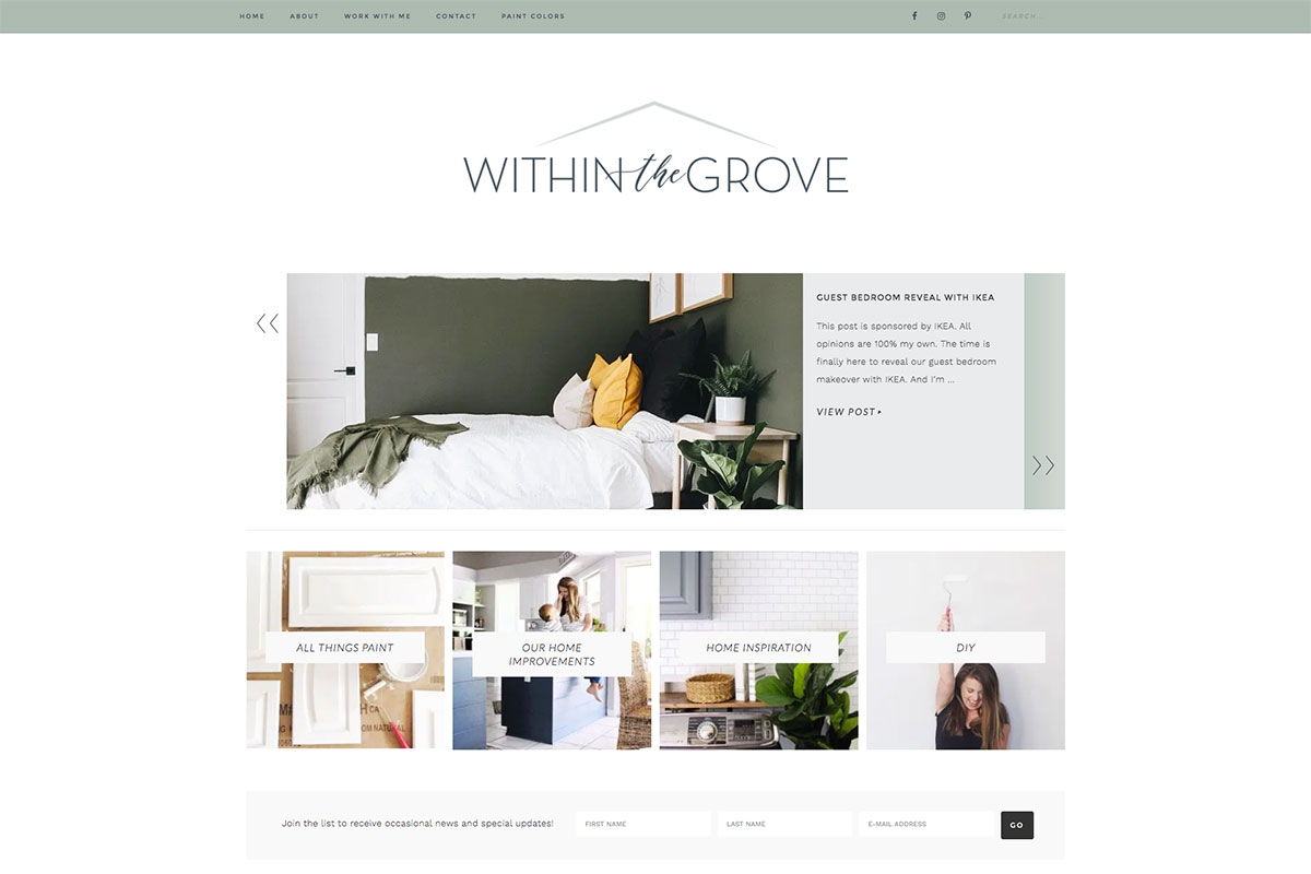 20 Best Home Decor Blog Design Examples To Discover 2022 - Colorlib