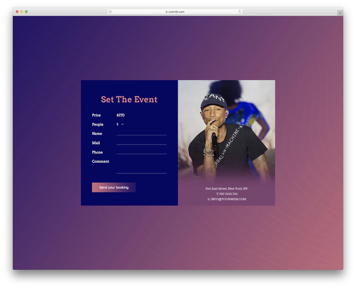 40 Best Registration Forms Website Templates 2022 - Colorlib