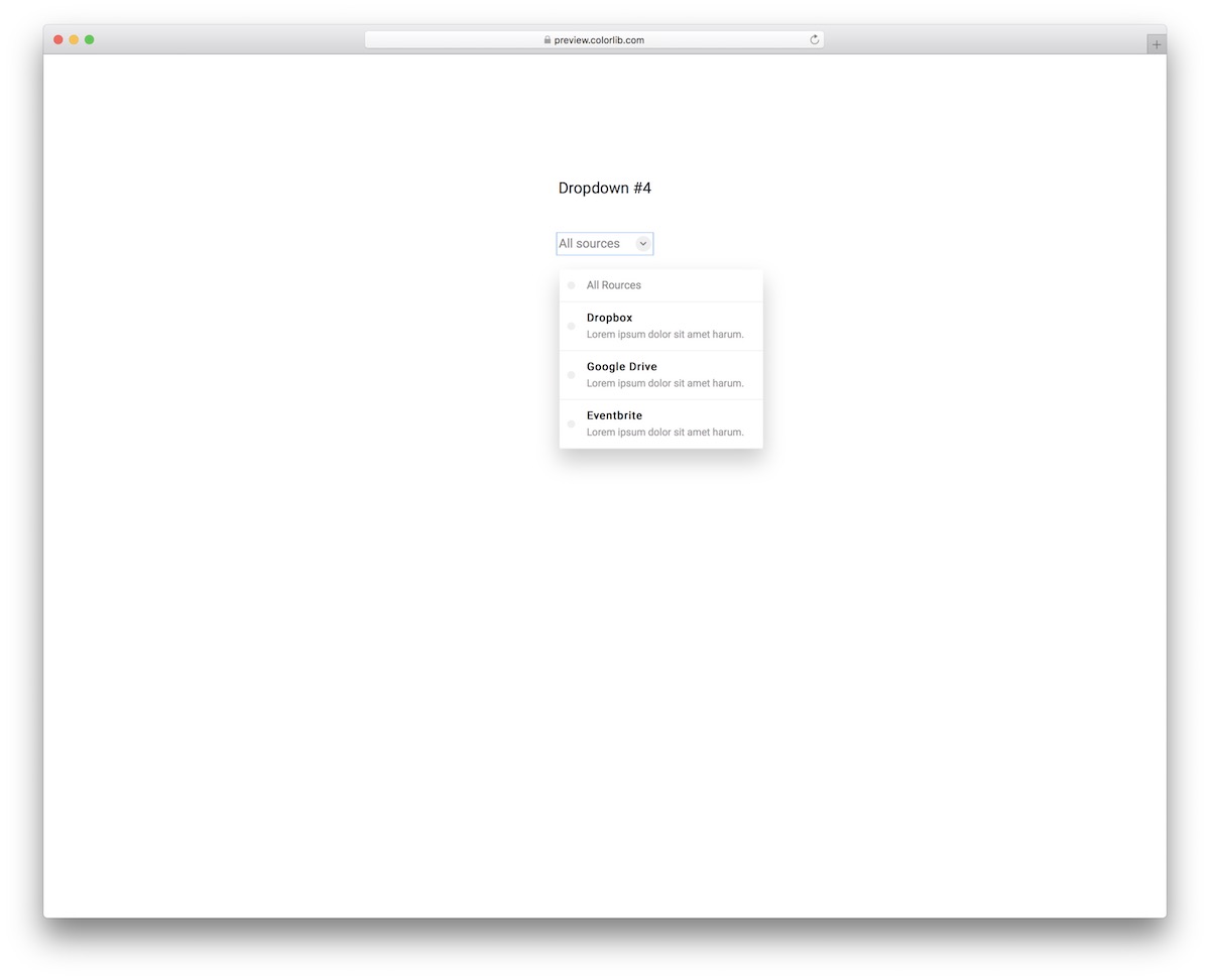 30 Best Free Bootstrap Dropdowns Templates 2022 - Colorlib