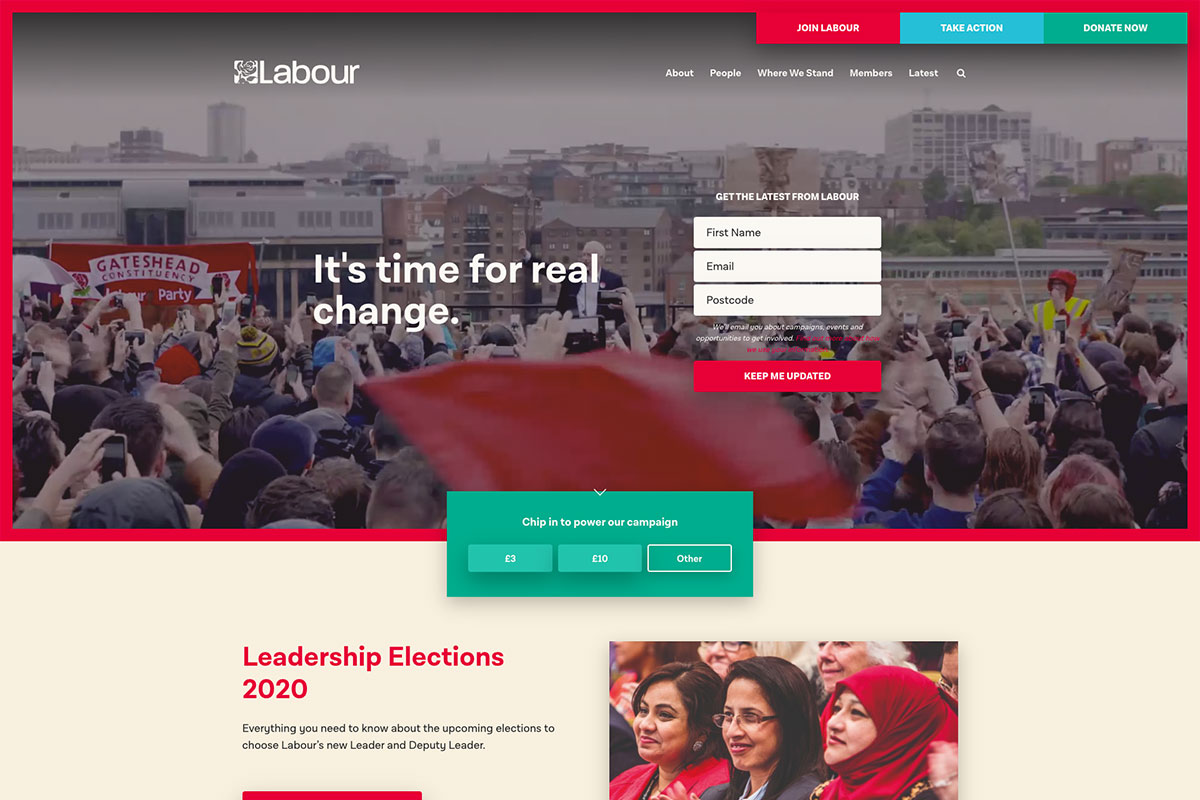18 Best Political Websites Design Inspiration 2022 - Colorlib