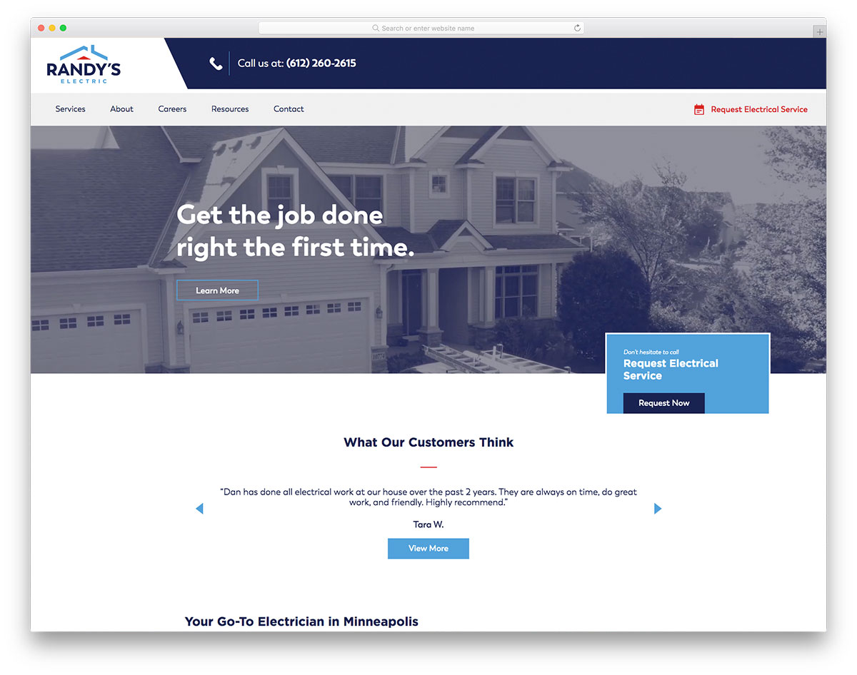 19 Best Electrician Website Designs Inspiration 2022 - Colorlib