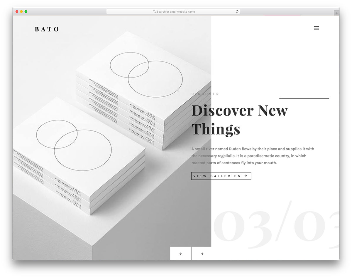 Bato - Free Professional Photography Website Template - Colorlib