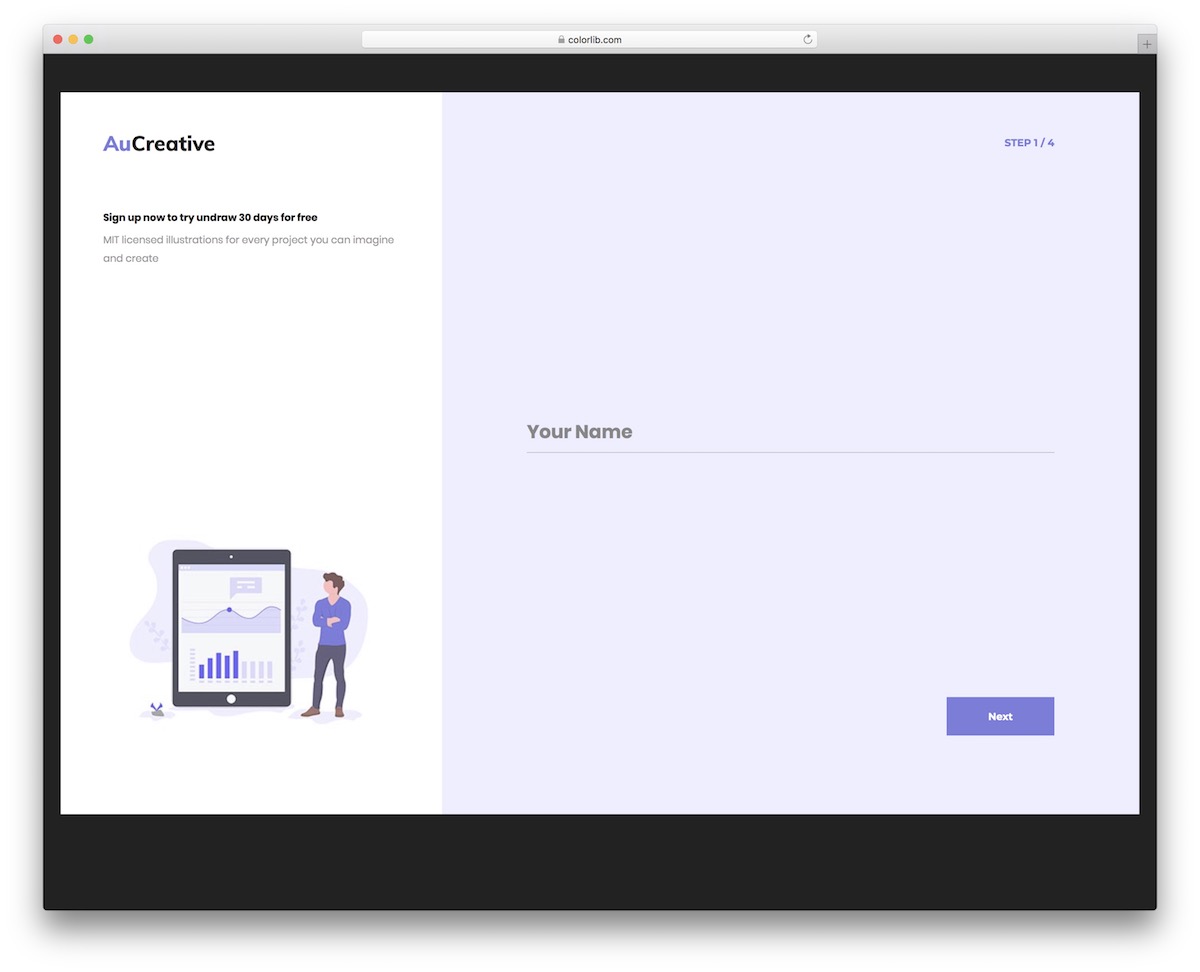 Colorlib Wizard 17 - Free Sign-In Form Template 2025 - Colorlib
