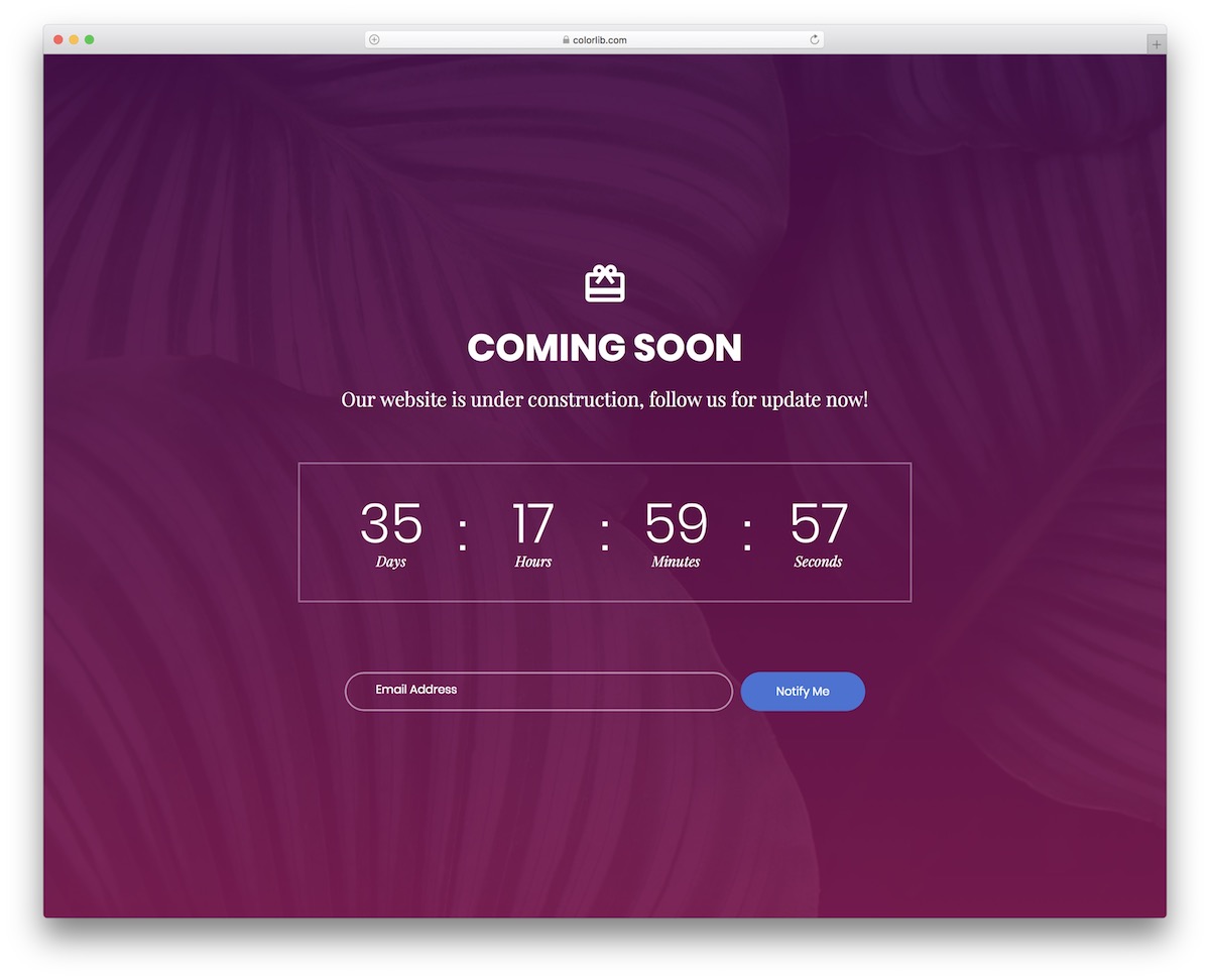Coming Soon V08 - Free Website Template 2025 - Colorlib