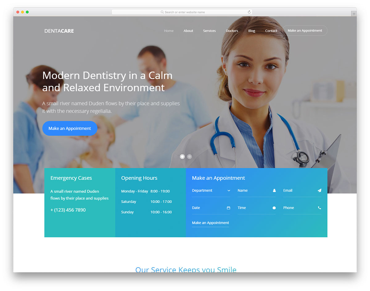 Dentacare - Best Dental Website Template 2025 - Colorlib