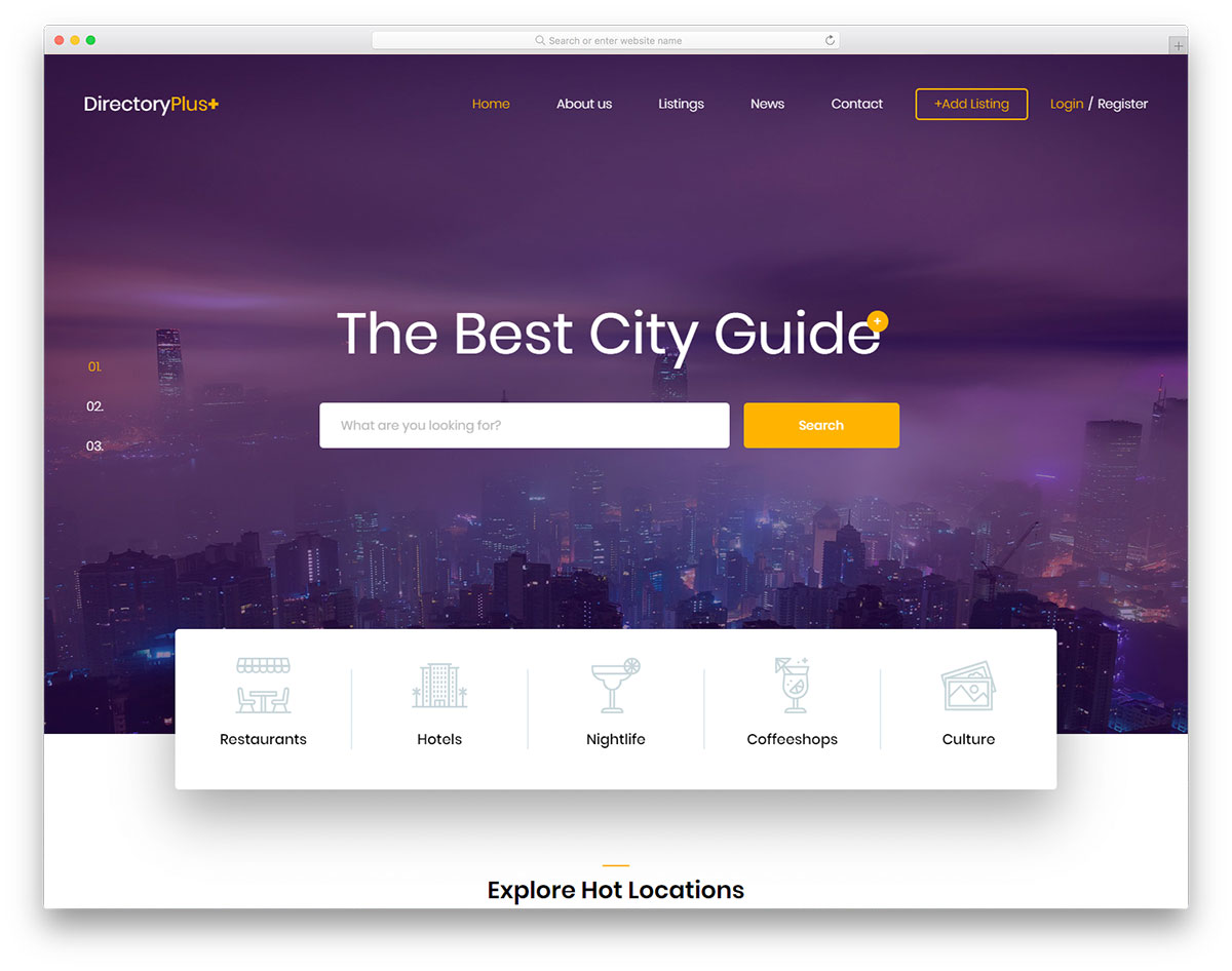 DirectoryPlus - Free Directory & Listing Website Template 2025 - Colorlib