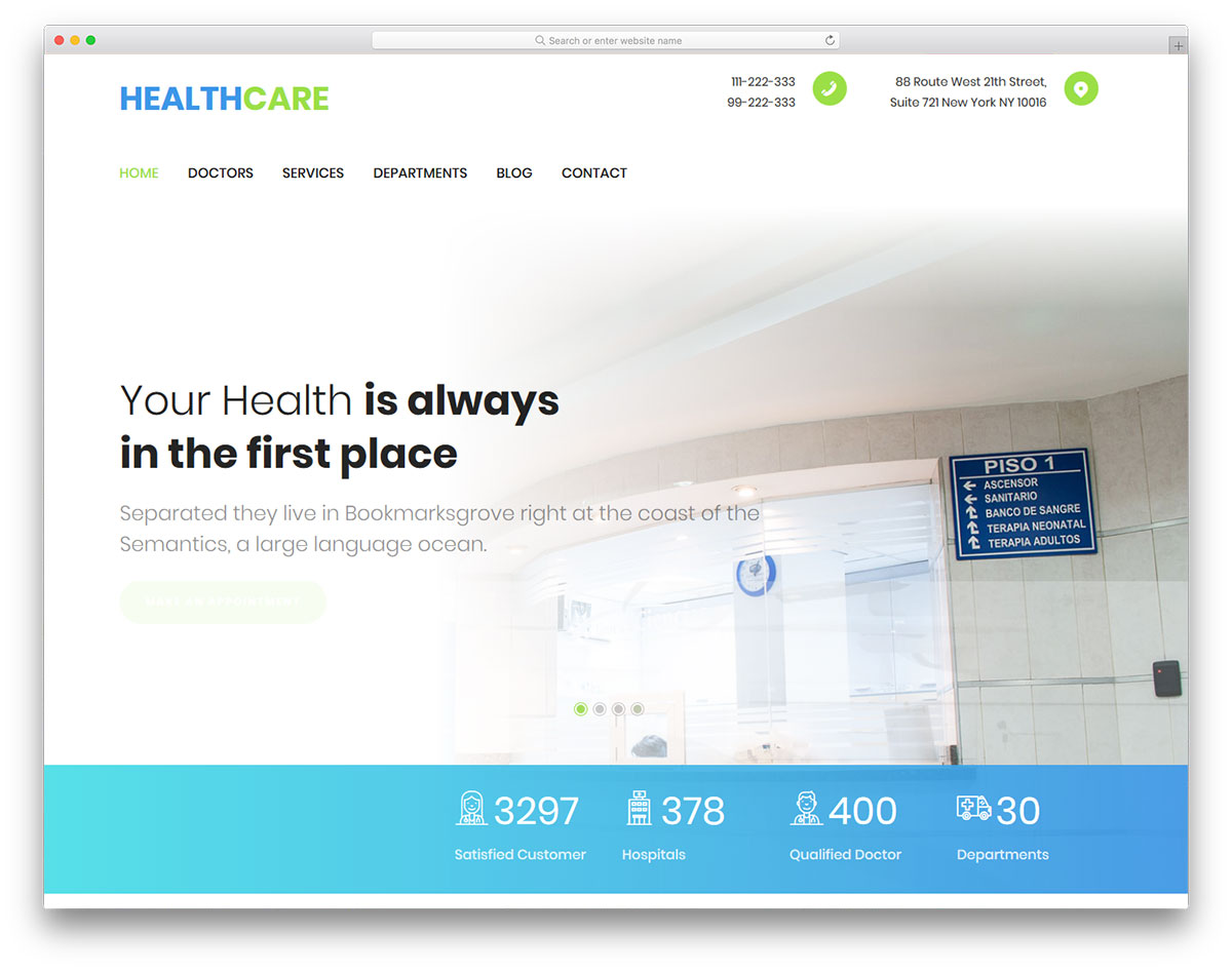 Healthcare - Free Health & Medical Website Template 2023 - Colorlib