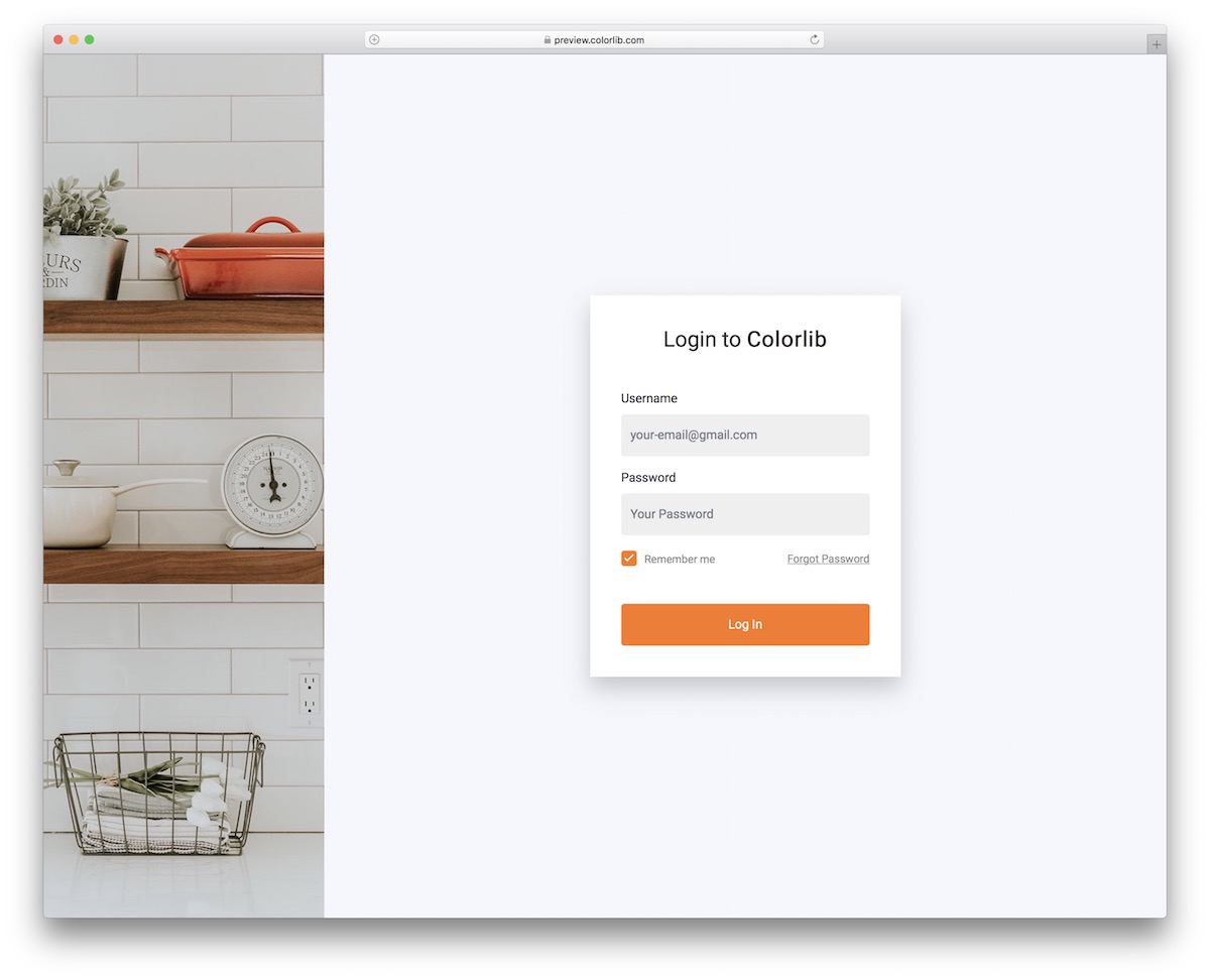 Login Form V04 - Free Responsive Login Form Template 2025 - Colorlib