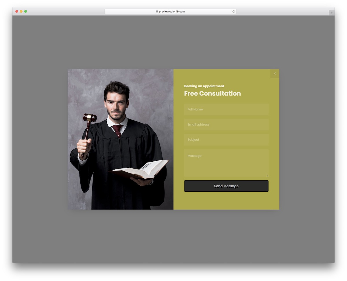 Modal V07 - Free Consultation Modal Template 2025 - Colorlib