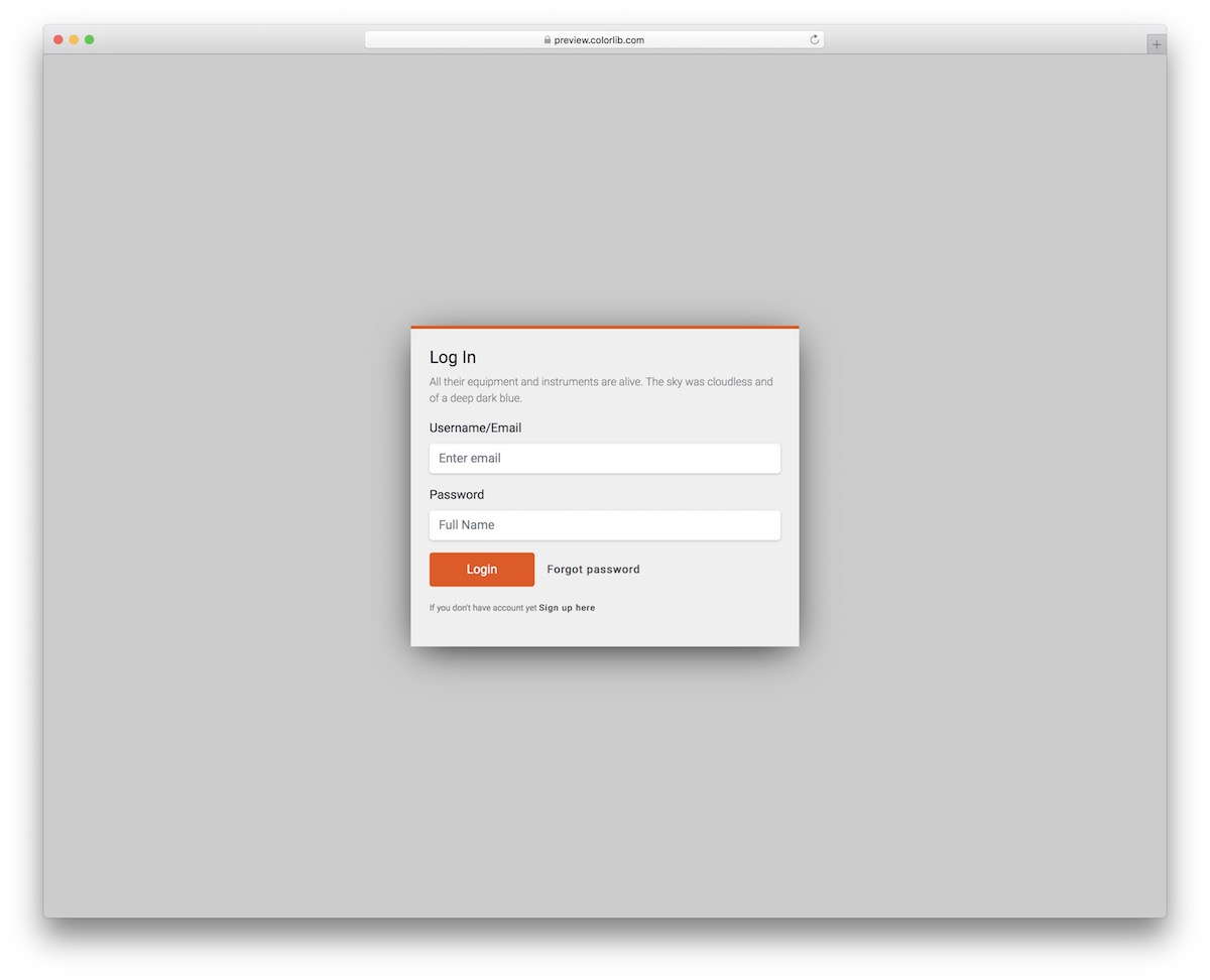 Modal V17 - Free Responsive Log-In Modal 2025 - Colorlib