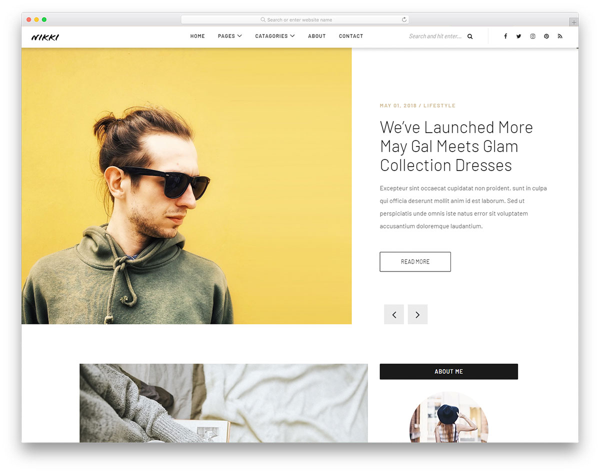 Nikki - Free Modern Magazine Website Template 2025 - Colorlib