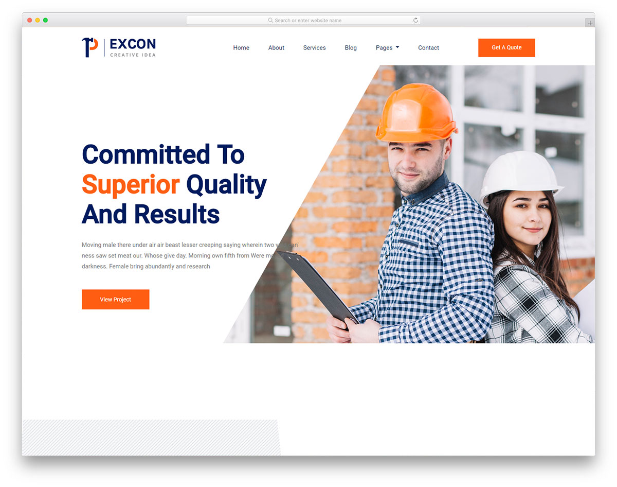 Pexcon - Free Bootstrap 4 Construction Website Template 2025 - Colorlib