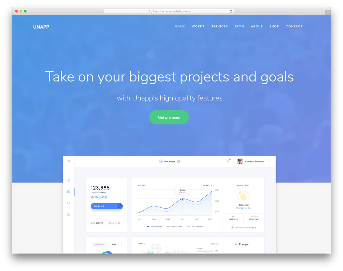 Unapp - Best Business App Website Template - Colorlib