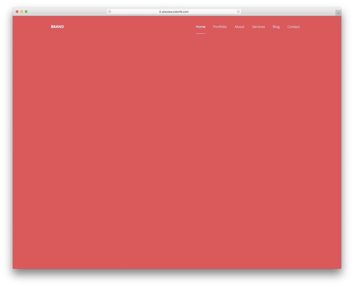 Website Menu V02 - Free Minimal Menu Template 2025 - Colorlib