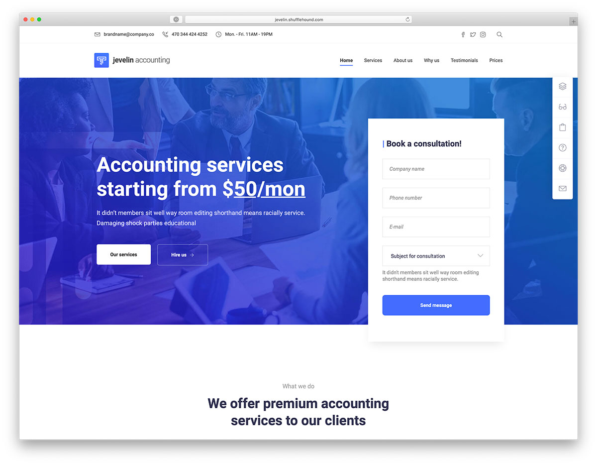 15 Best Accounting WordPress Themes (2022) - Colorlib