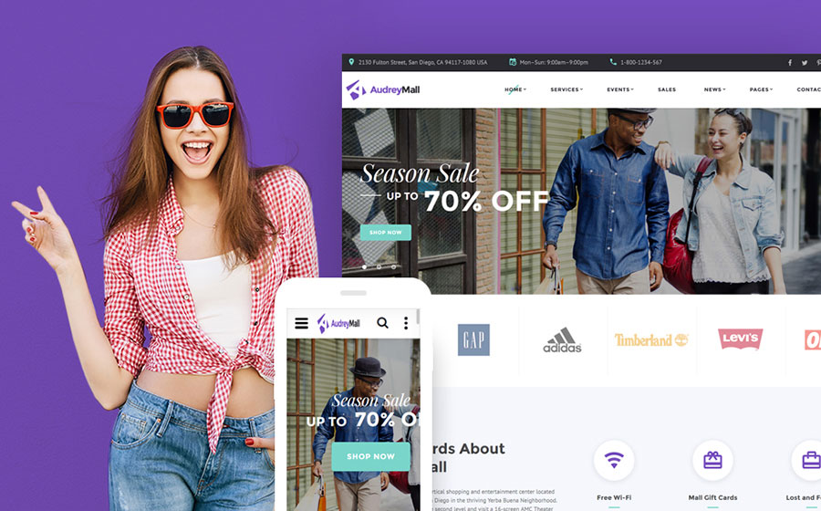 15 Awesome Purple Website Templates 2021 - Colorlib