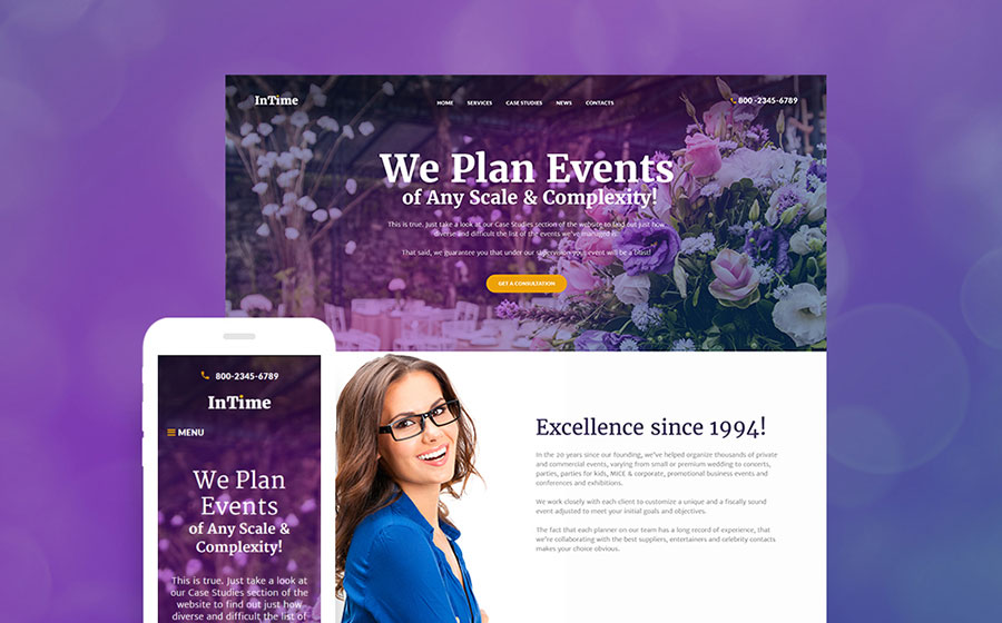 15 Awesome Purple Website Templates 2021 - Colorlib