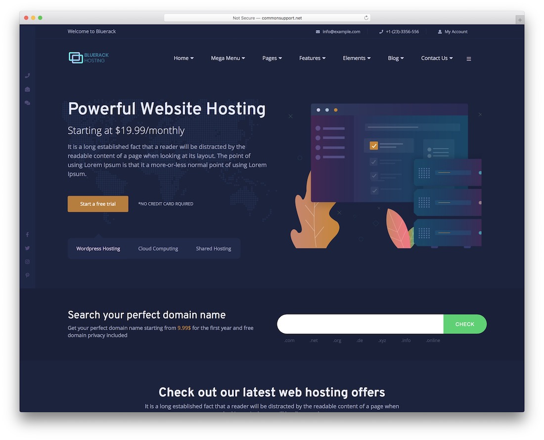 19 Best Hosting WordPress Themes With WHMCS 2022 - Colorlib