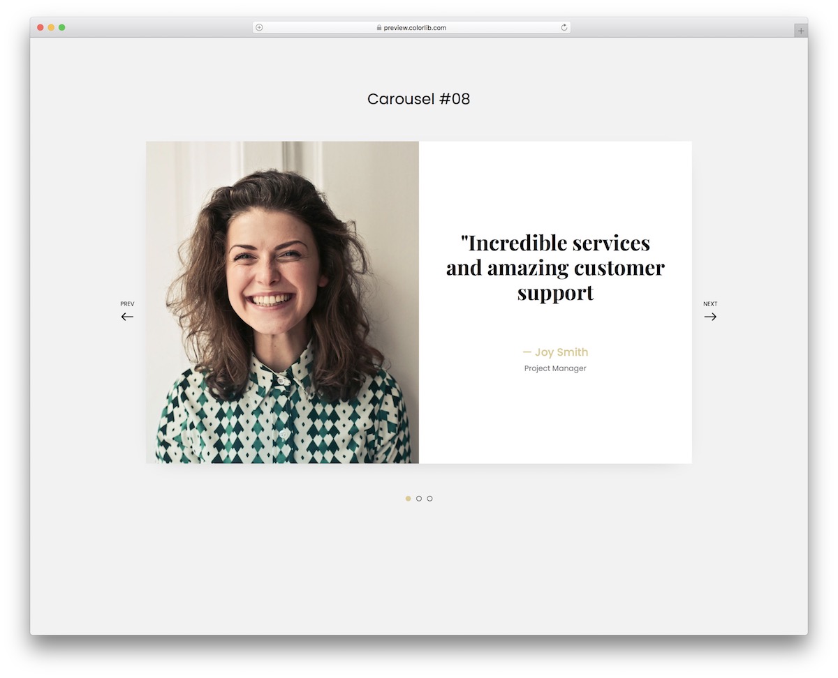 20 Cool Free Bootstrap Carousel Examples 2022 - Colorlib