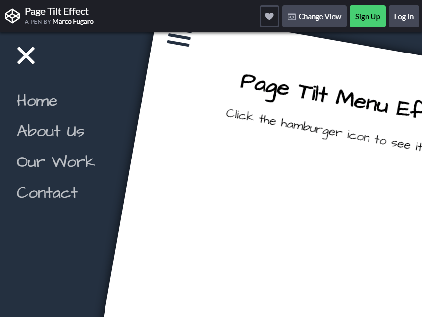 23 Bootstrap Hamburger Menu Examples (Free) - Colorlib