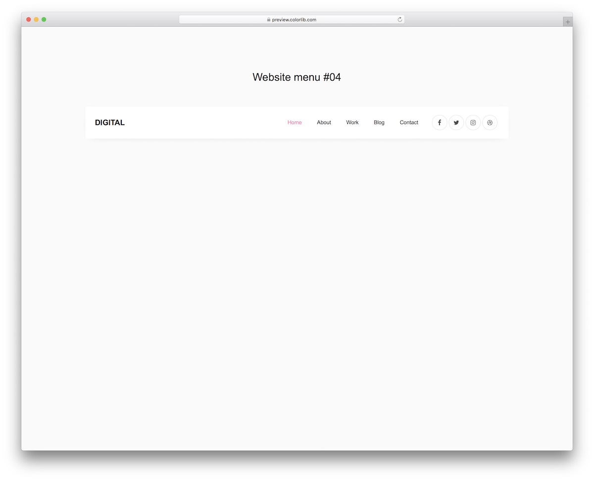 20 All-Around Free Bootstrap Menu Examples 2022 - Colorlib