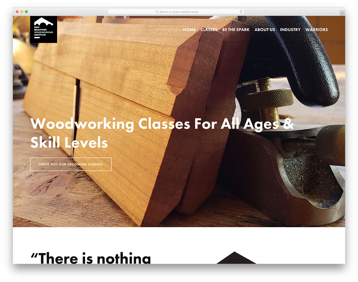 18 Best Carpentry Websites Inspiration To Reinforce Brands 2022 - Colorlib