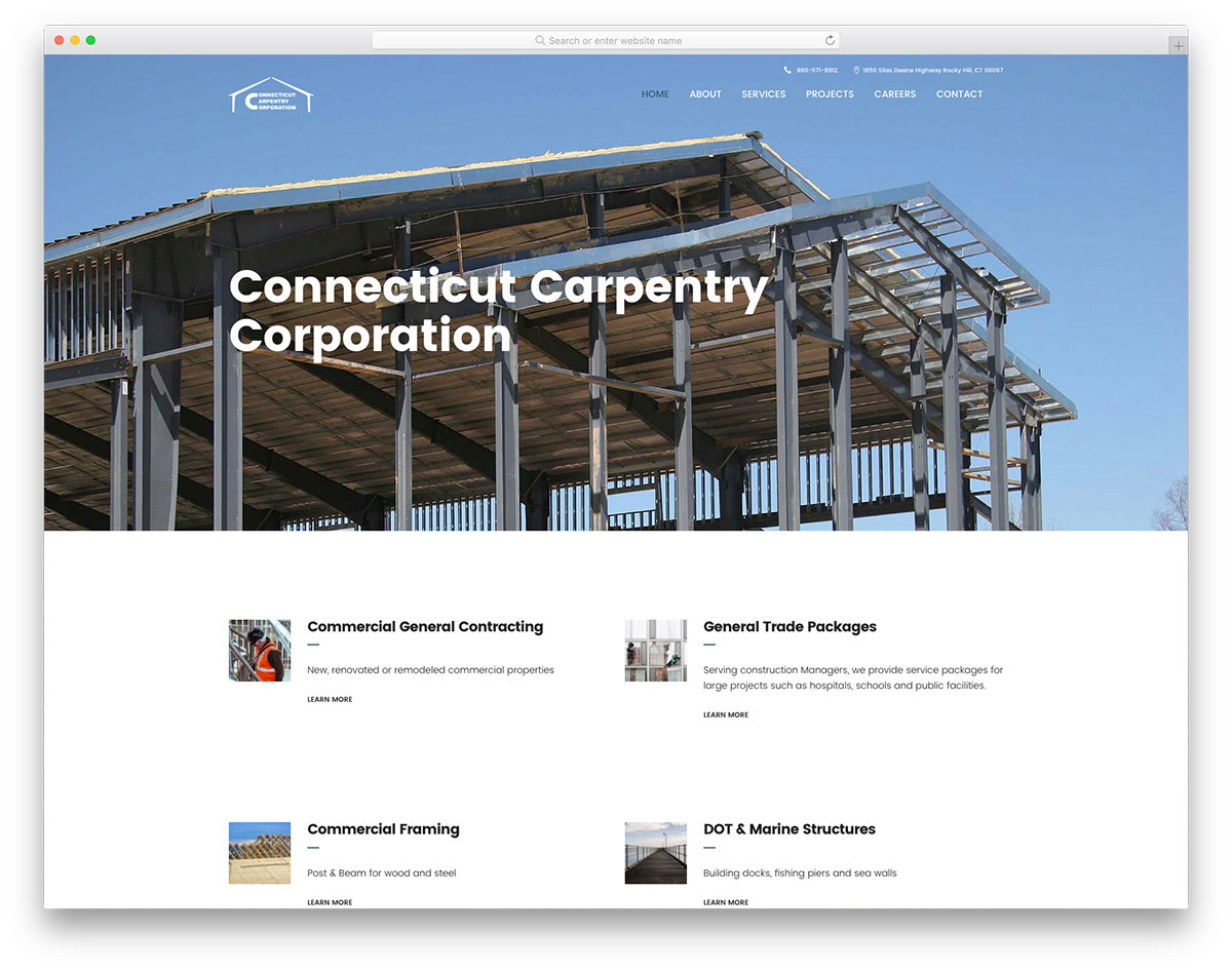 18 Best Carpentry Websites Inspiration To Reinforce Brands 2022 - Colorlib