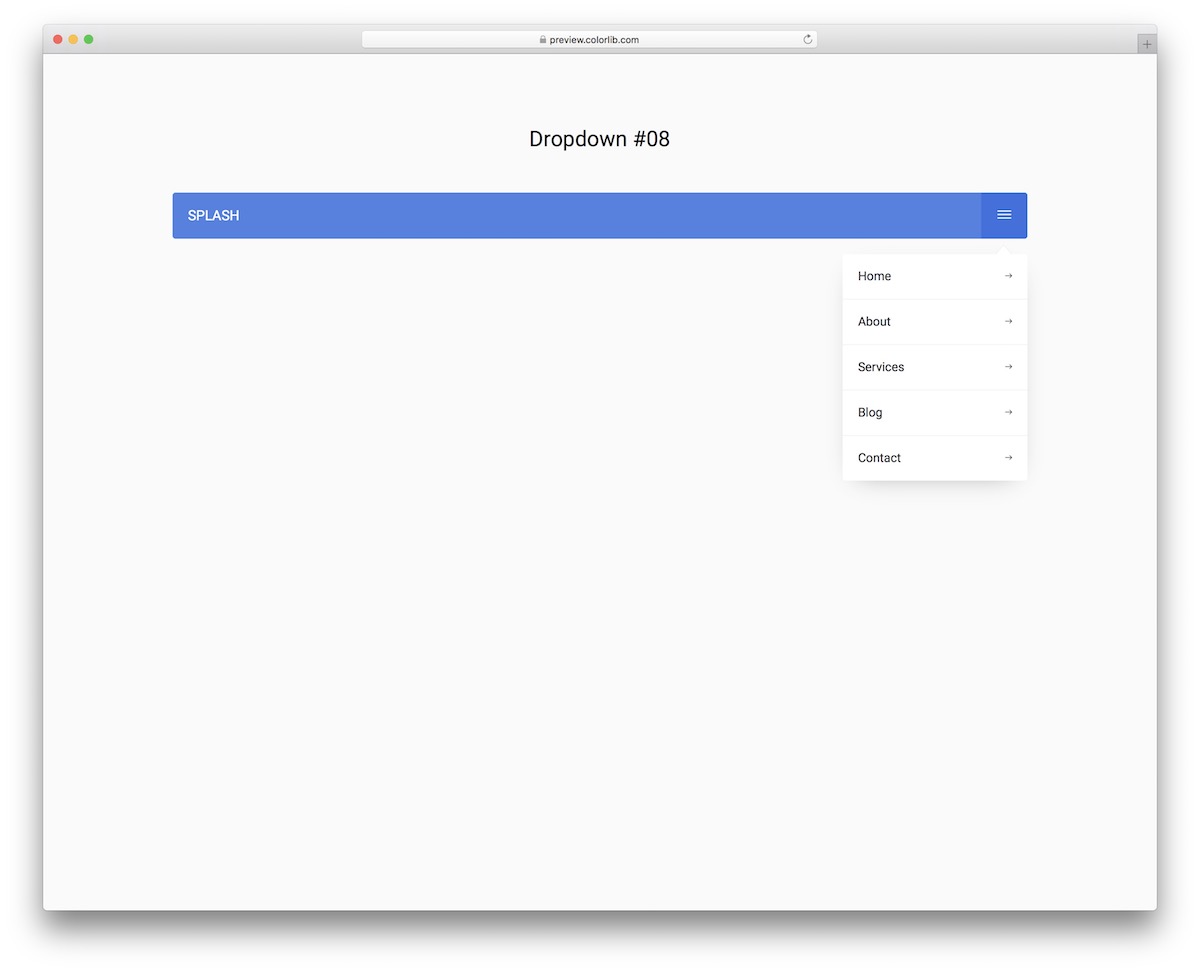 30 Best Free Bootstrap Dropdowns Templates 2022 - Colorlib
