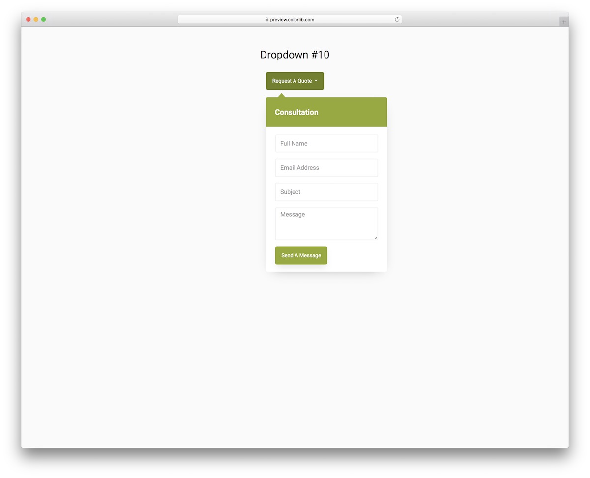 30 Best Free Bootstrap Dropdowns Templates 2022 - Colorlib