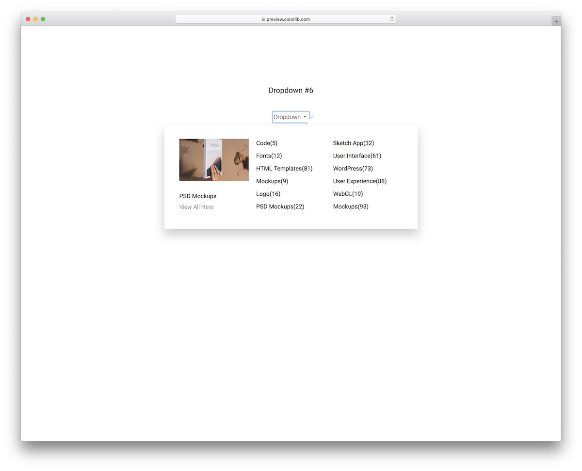30 Best Free Bootstrap Dropdowns Templates 2022 - Colorlib
