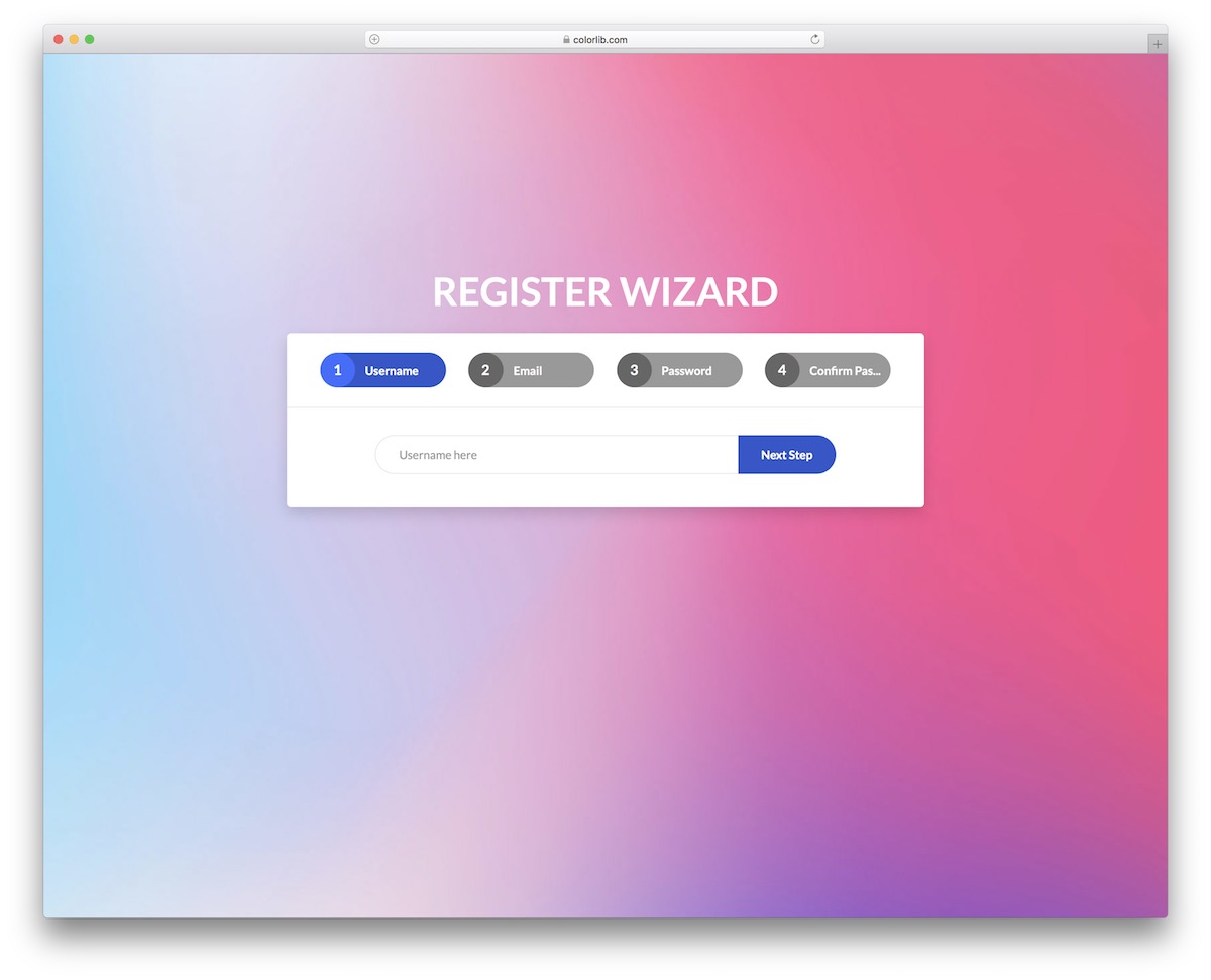 30 Best Free Bootstrap Wizards Templates 2022 - Colorlib