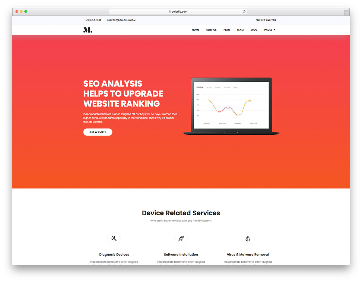30 Best SEO Website Templates 2022 - Colorlib