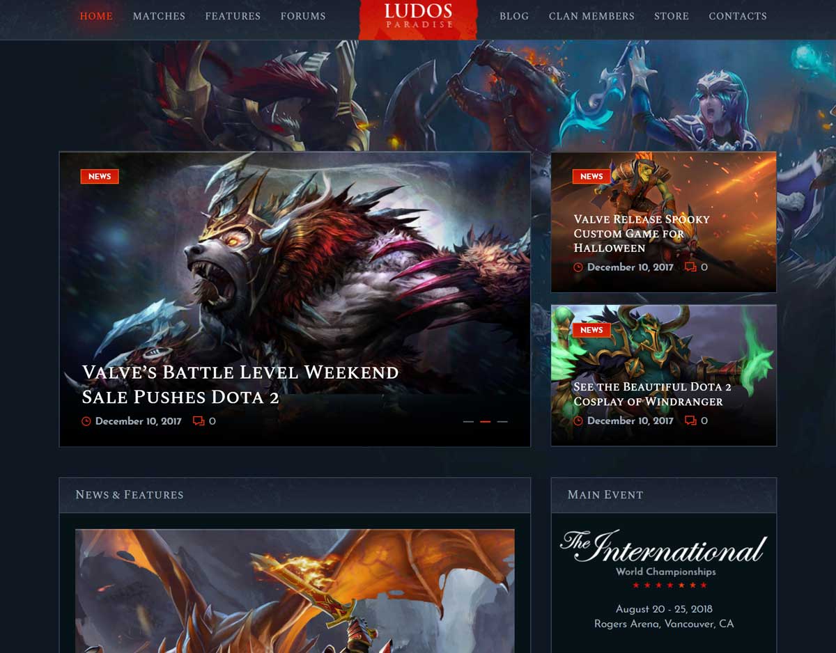 18 Esports Website Template Designs for Gaming Website 2022 - Colorlib