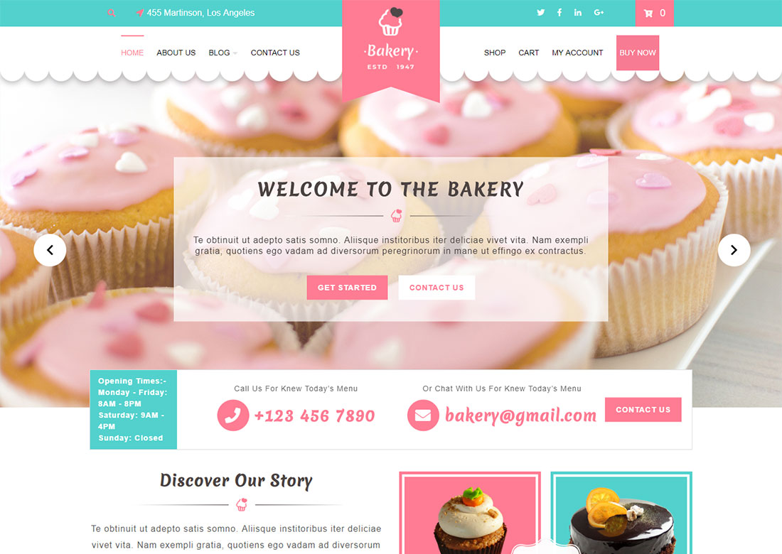 12 Best Free Bakery WordPress Themes (2022) - Colorlib