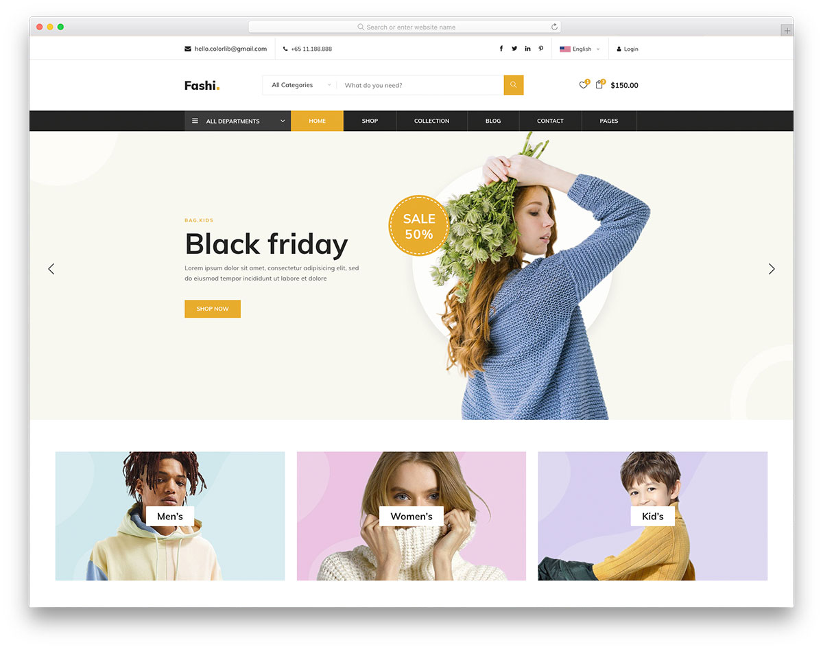 25 Best Free Fashion Website Templates 2022 - Colorlib