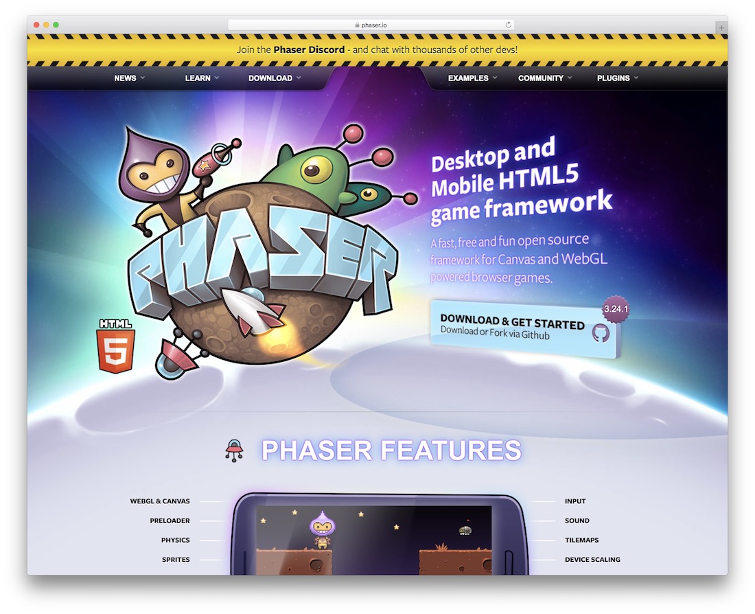 11 JavaScript Engines for Building Games on the Web 2020 - Colorlib