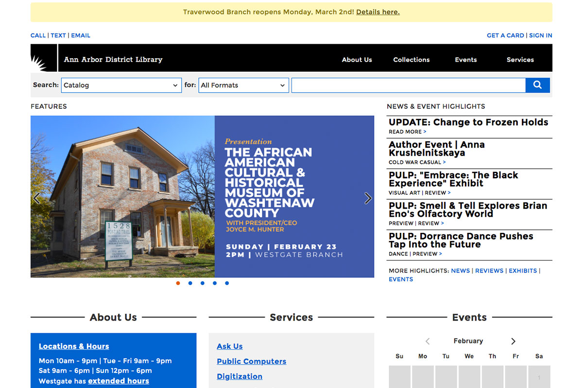 19 Best Library Website Design Inspiration 2022 - Colorlib