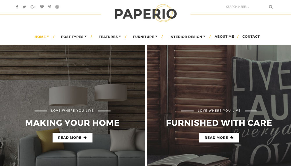 Paperio Theme Review: A Modern and Stylish WordPress Blogging Theme ...
