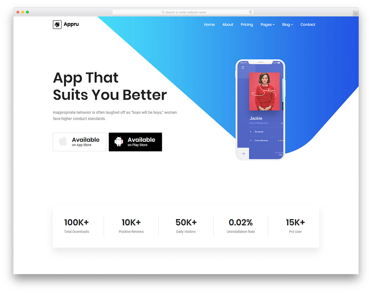 Best App Showcase Website Templates 2022 - Colorlib