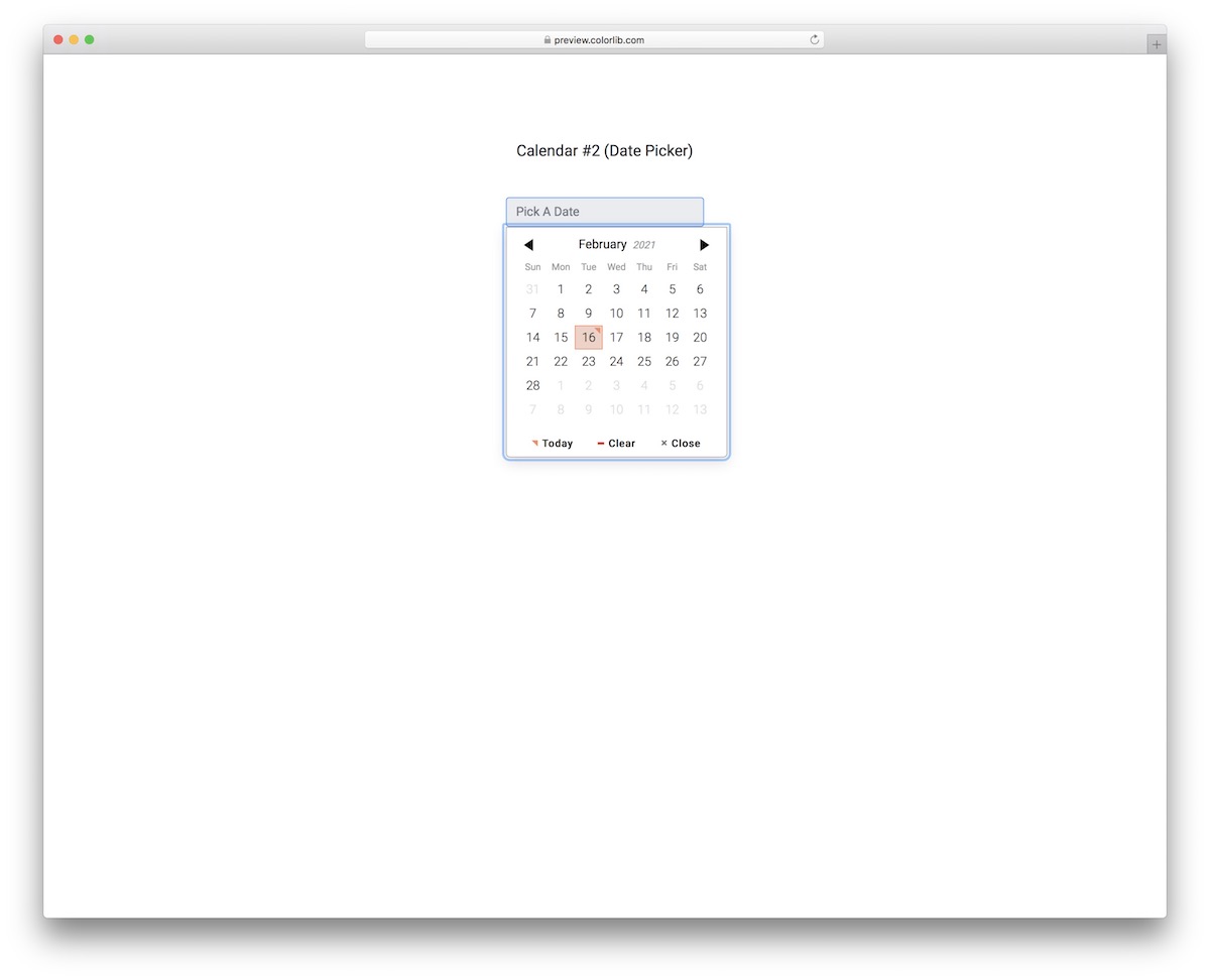 Best Free Bootstrap Calendars Website Templates 2022 - Colorlib