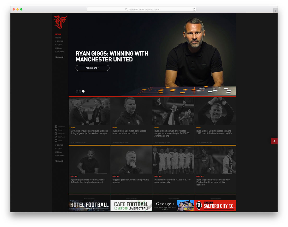 19 Best Sports Blogs Design For Inspiration 2022 - Colorlib