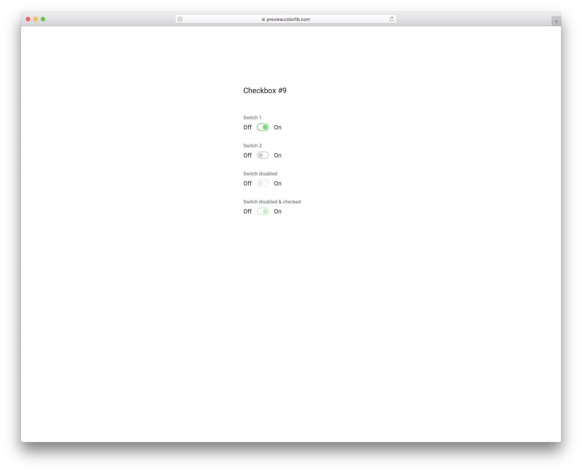 Checkbox V02 - Free Bootstrap Checkboxes Template 2022 - Colorlib