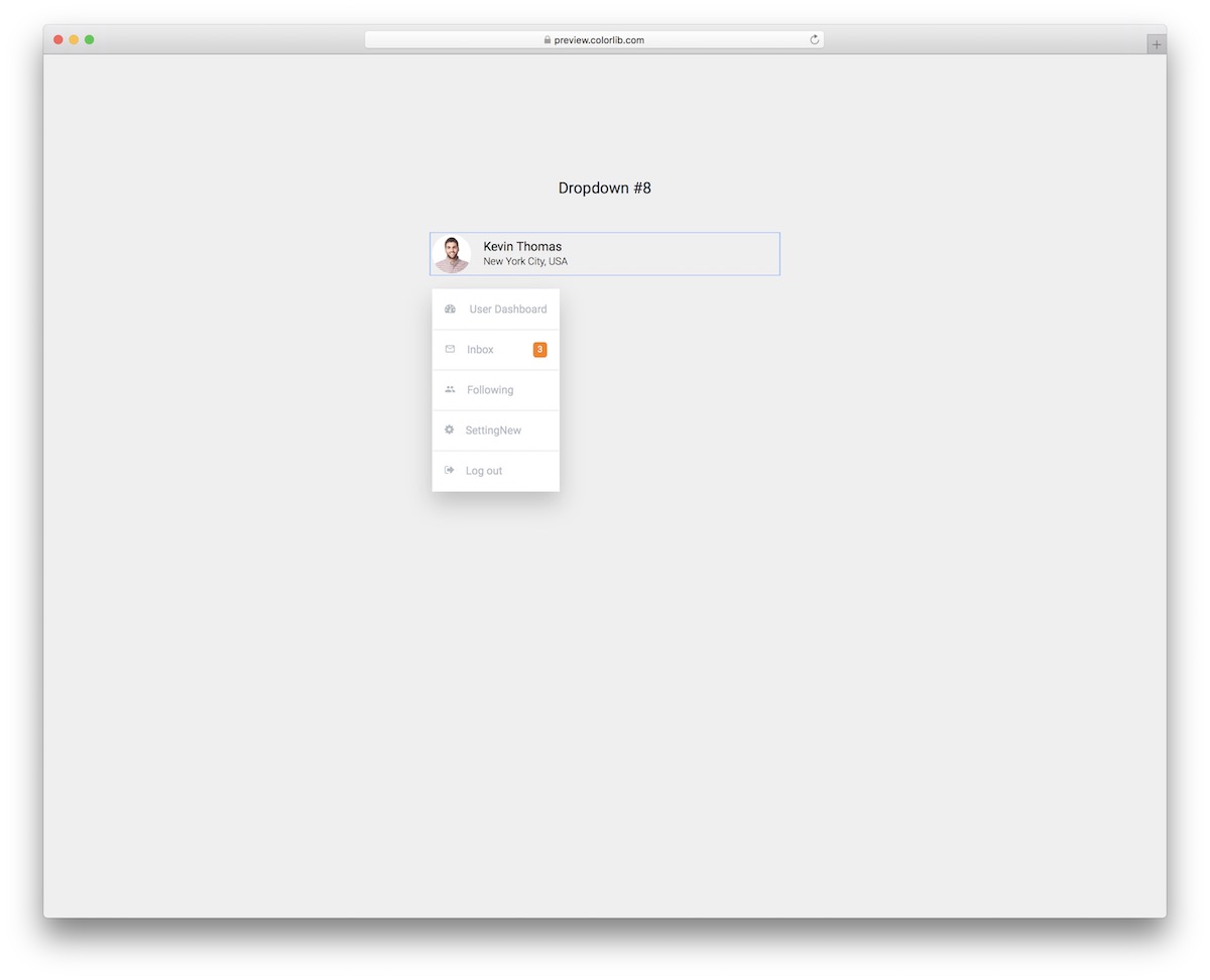 Dropdown V01 - Free Bootstrap Dropdown Menu 2022 - Colorlib