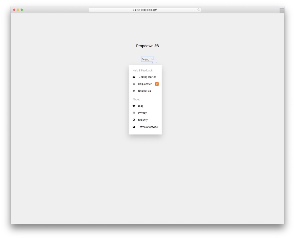 Dropdown V01 - Free Bootstrap Dropdown Menu 2022 - Colorlib