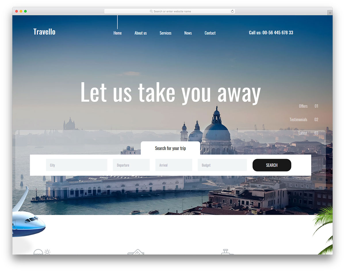 Travelista - Free Responsive Travel Website Template - Colorlib