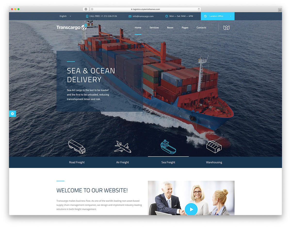 25 Top Transportation & Logistics WordPress Themes 2022 - Colorlib