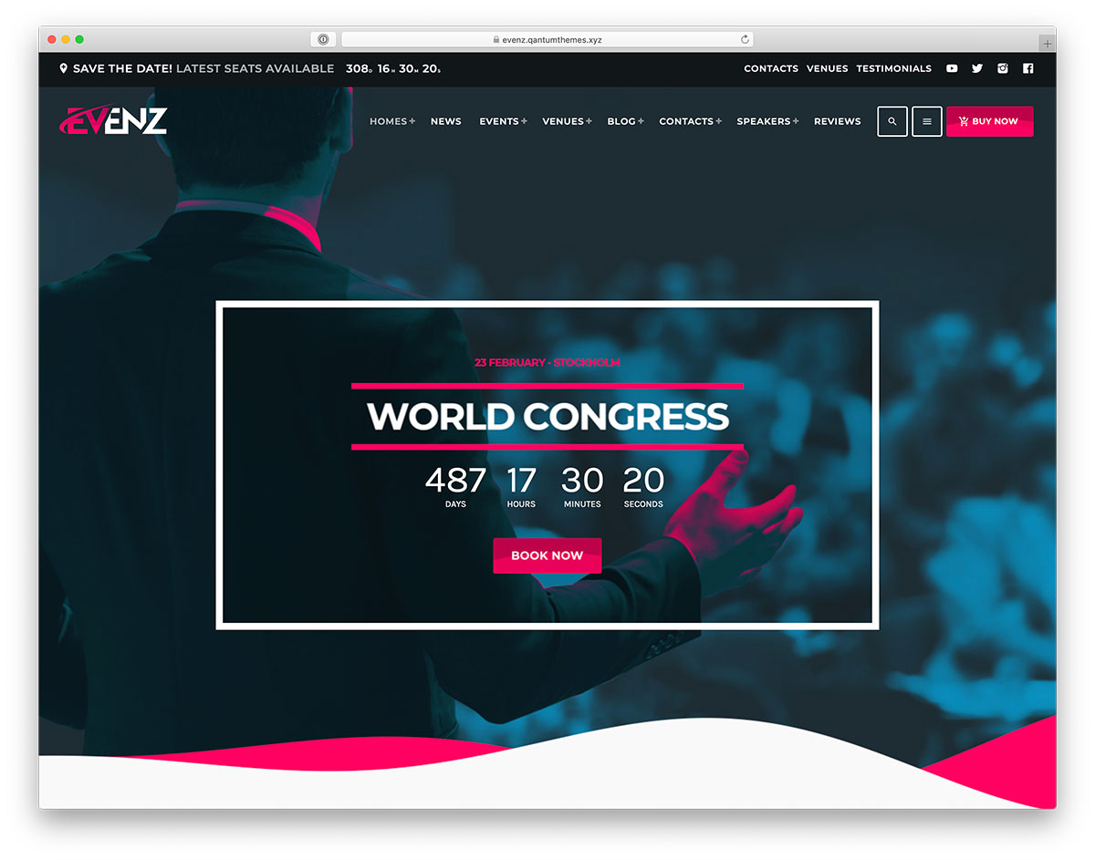 30 WordPress Themes for Conference and Events 2022 - Colorlib