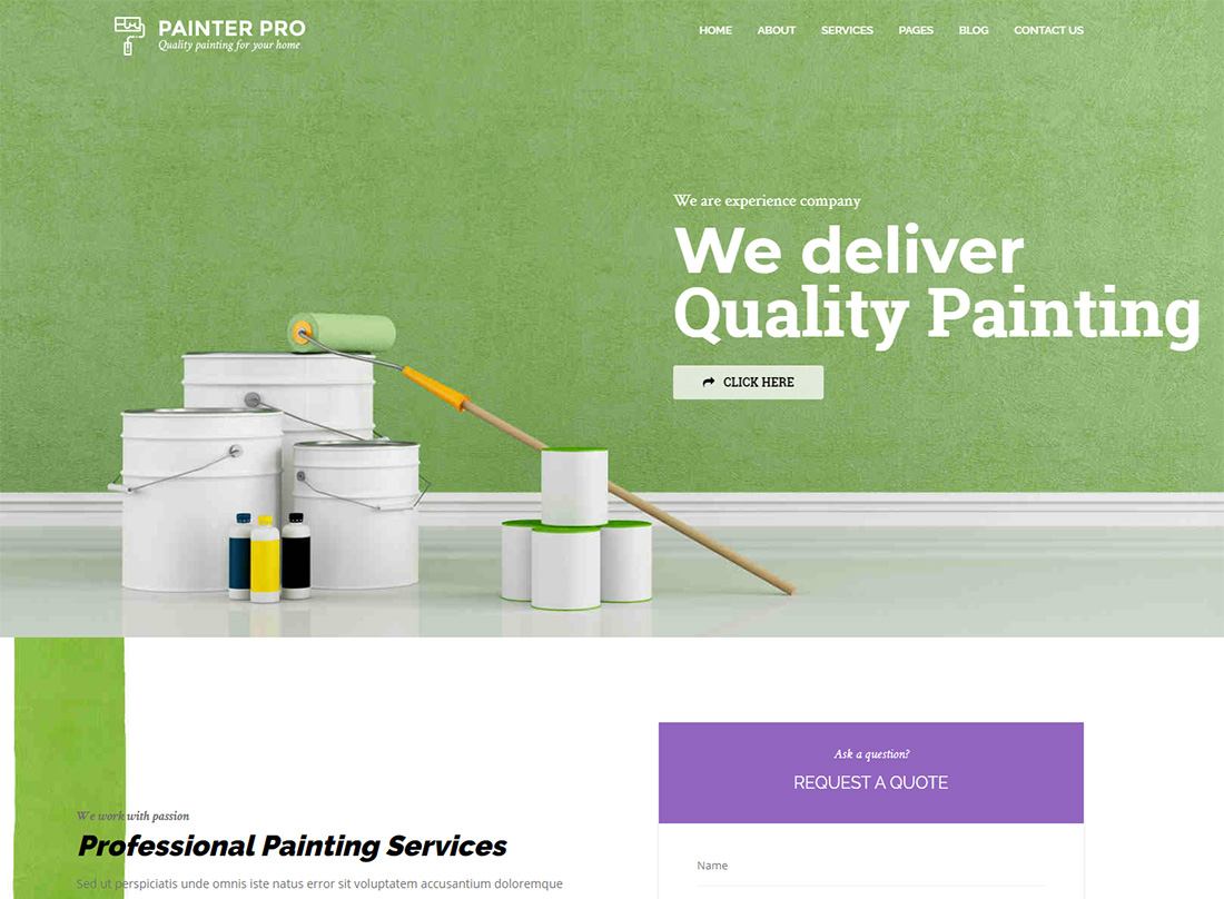 10 Best Painting Company WordPress Themes 2022 - Colorlib