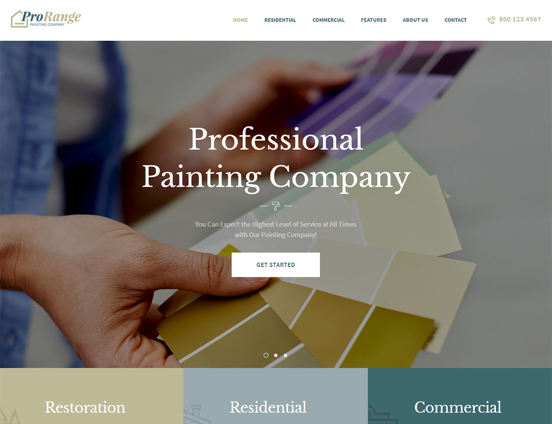 10 Best Painting Company WordPress Themes 2022 - Colorlib