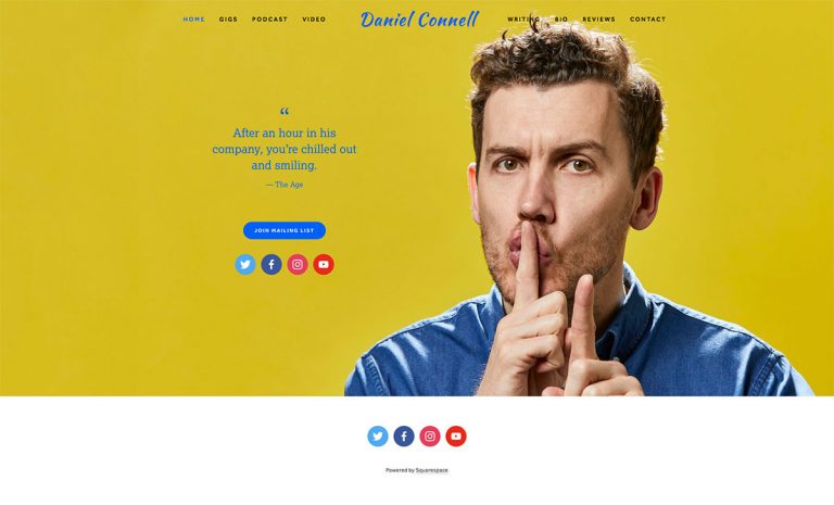 18 Best Comedy Websites For Design Inspiration 2020 - Colorlib